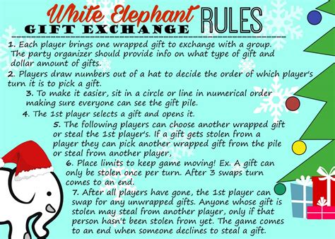 White Elephant Gift Exchange Rules - Tech Playground Hub